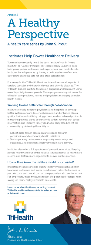 Institutes Help Power Healthcare Delivery | TriHealth
